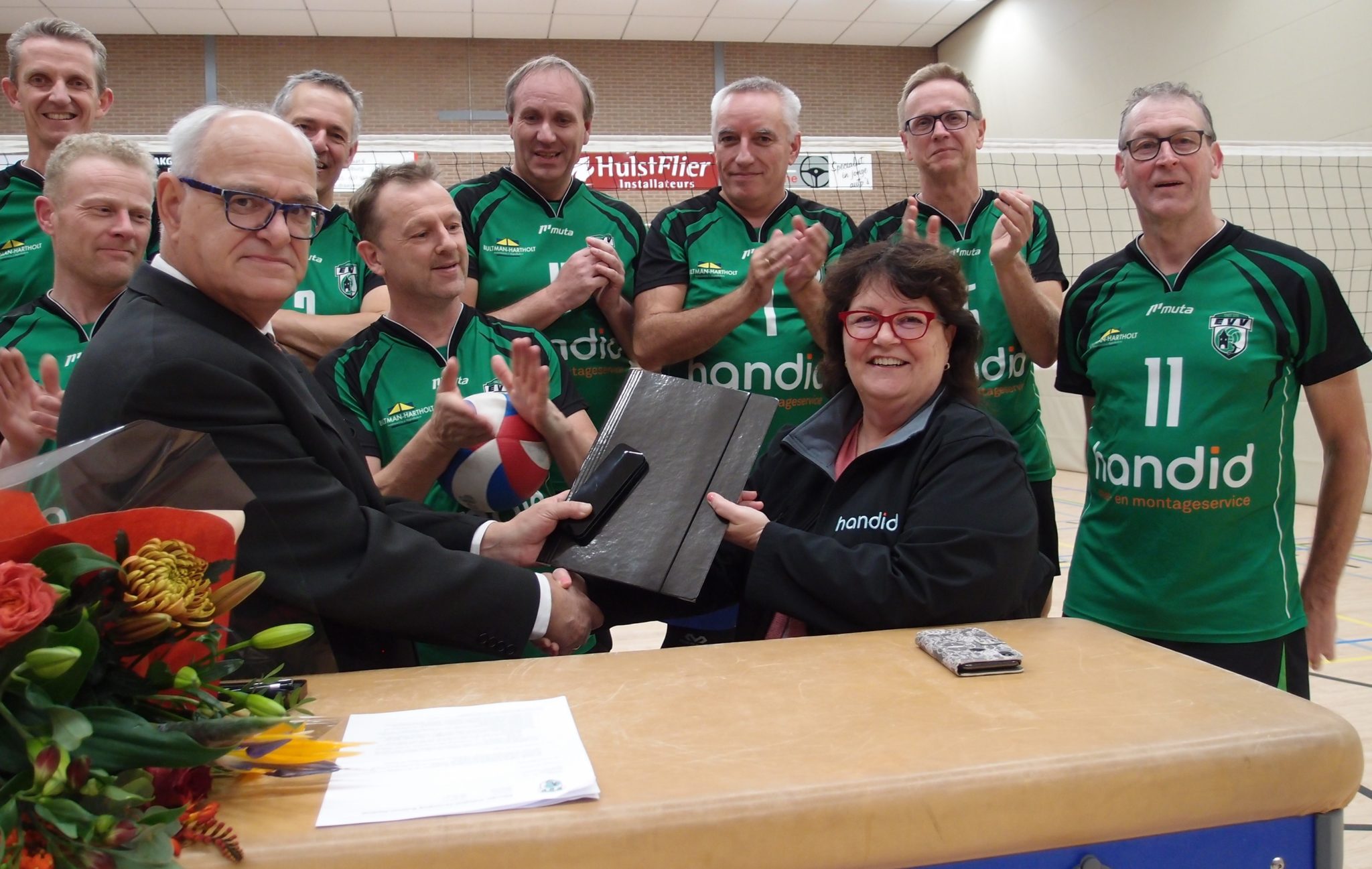 Handid sponsort ervaring - Elburger Volleybal Vereniging